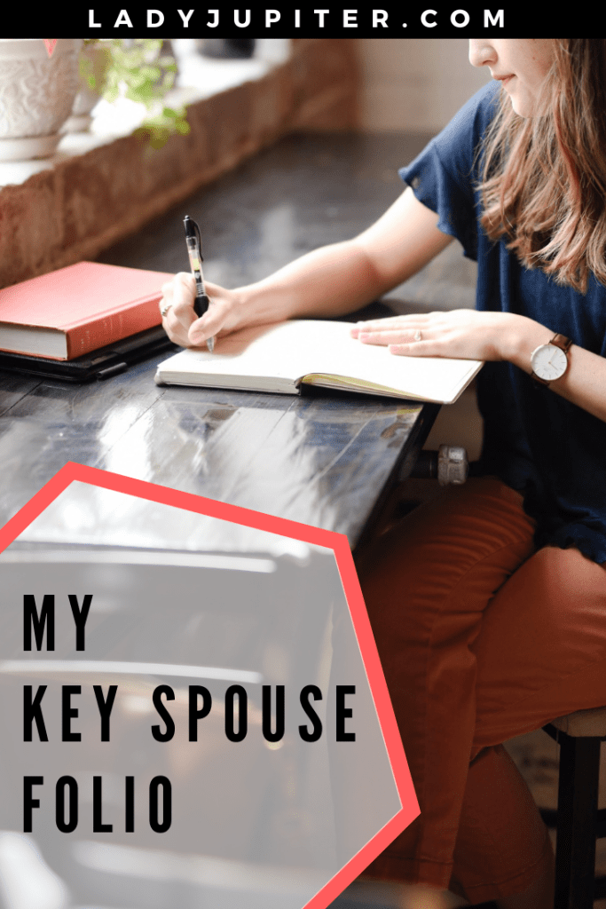 My Key Spouse Folio – Lady Jupiter