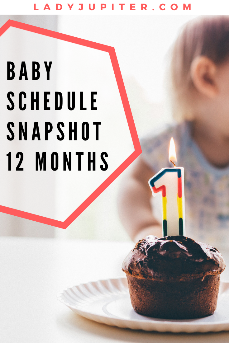 Baby Schedule Snapshot, 12 Months 📍 – Lady Jupiter