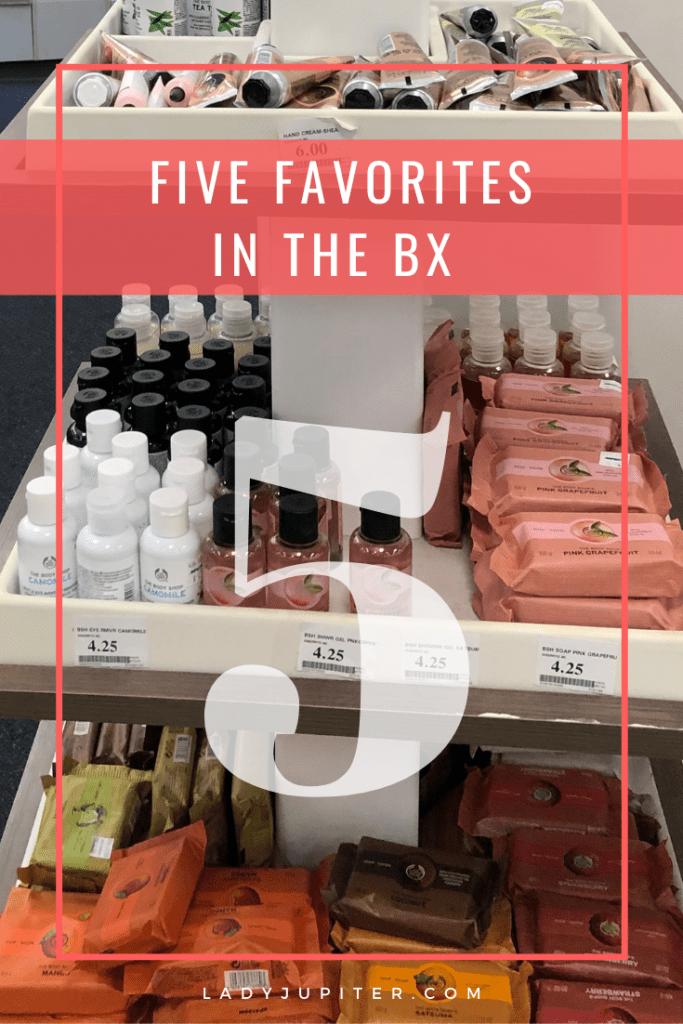 Five Favorites in the BX – Lady Jupiter