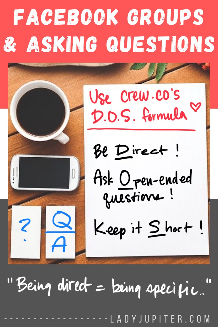 Facebook Groups & Asking Questions – Lady Jupiter